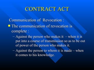 1.Basics Of Contract Act | PPT