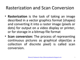 1 basics of computer graphics | PPT | Graphics Software | Computer Software and Applications
