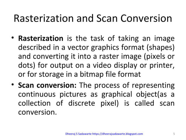 1 Basics Of Computer Graphics Ppt Graphics Software Computer Software And Applications