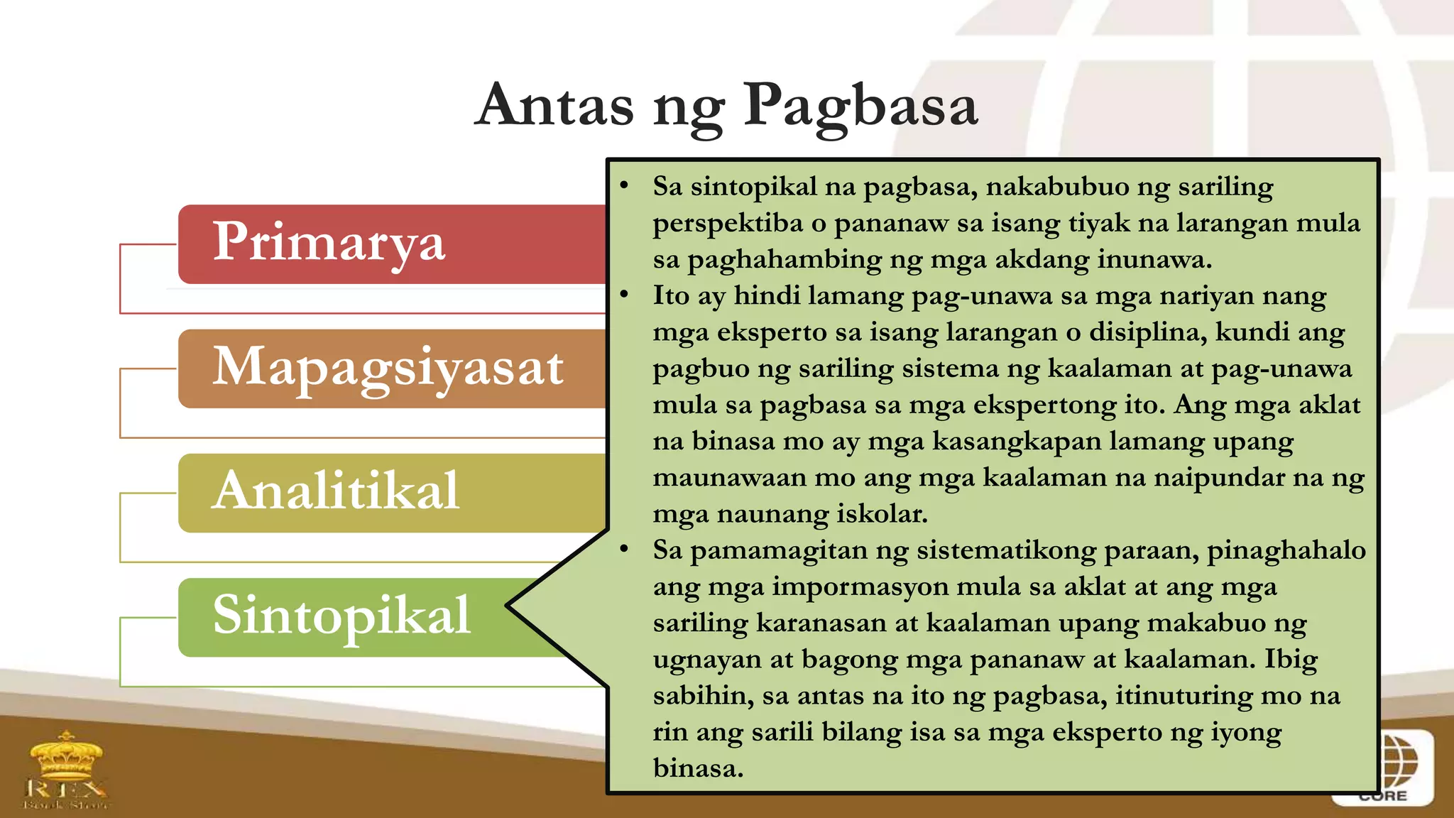 1 batayang kaalaman_sa_mapanuring_pagbasa | PPTX
