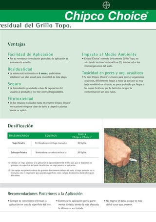 1 bayer chipco choice | PDF