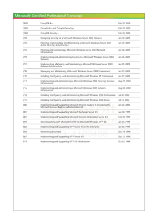 MS_Learning_Transcript.PDF | Computer Networking | Computing