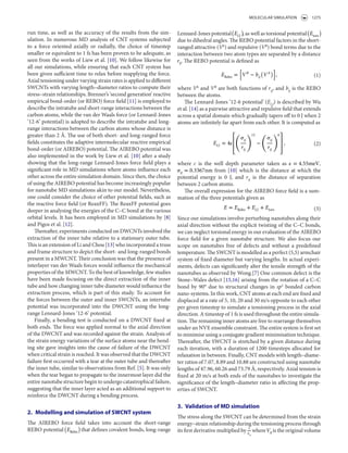 Molecular dynamics simulation studies of mechanical properties of different carbon nanotube ...