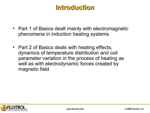Chapter 1B: Fluxtrol Basics of Induction Techniques Part 2 | PPT | Physics | Science