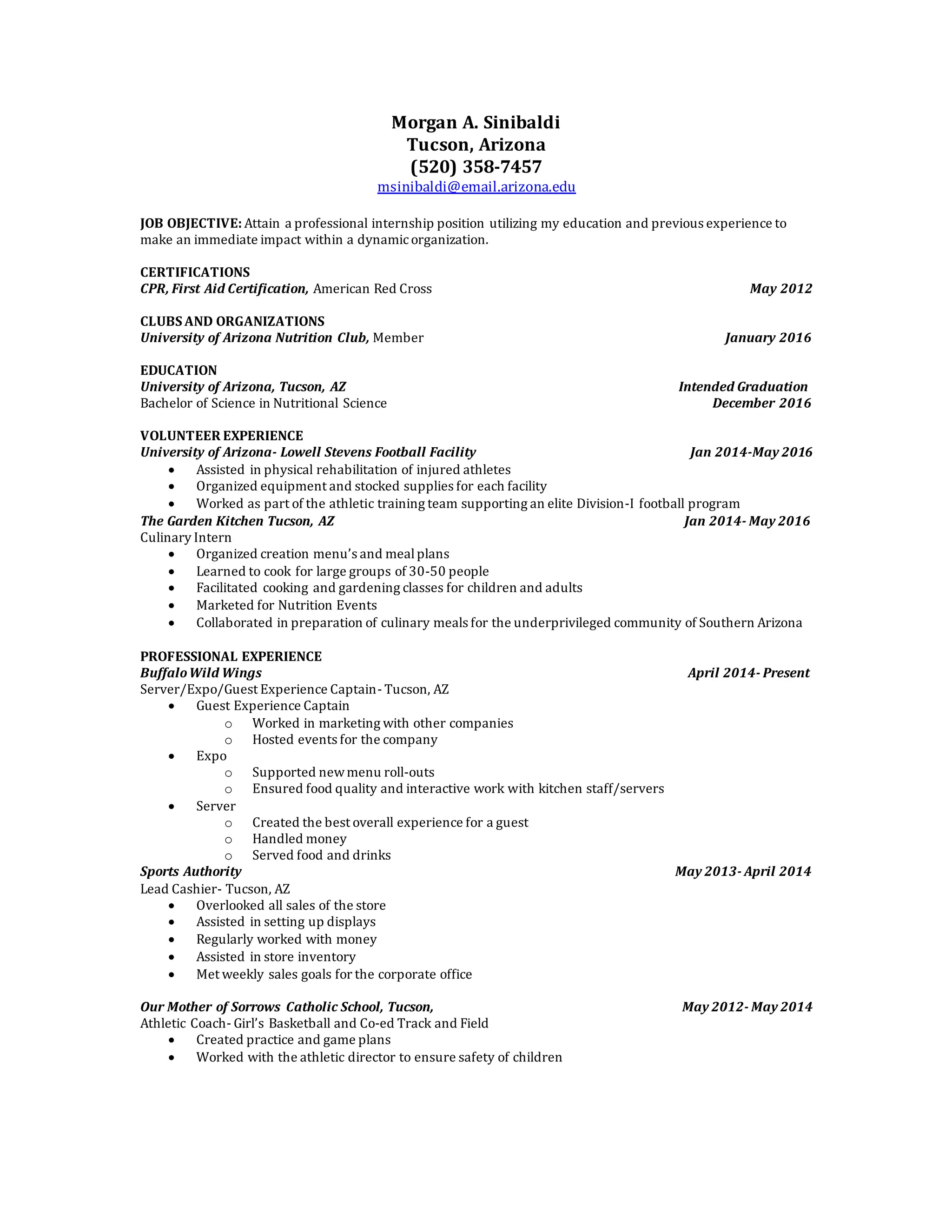 Final Resume | DOCX