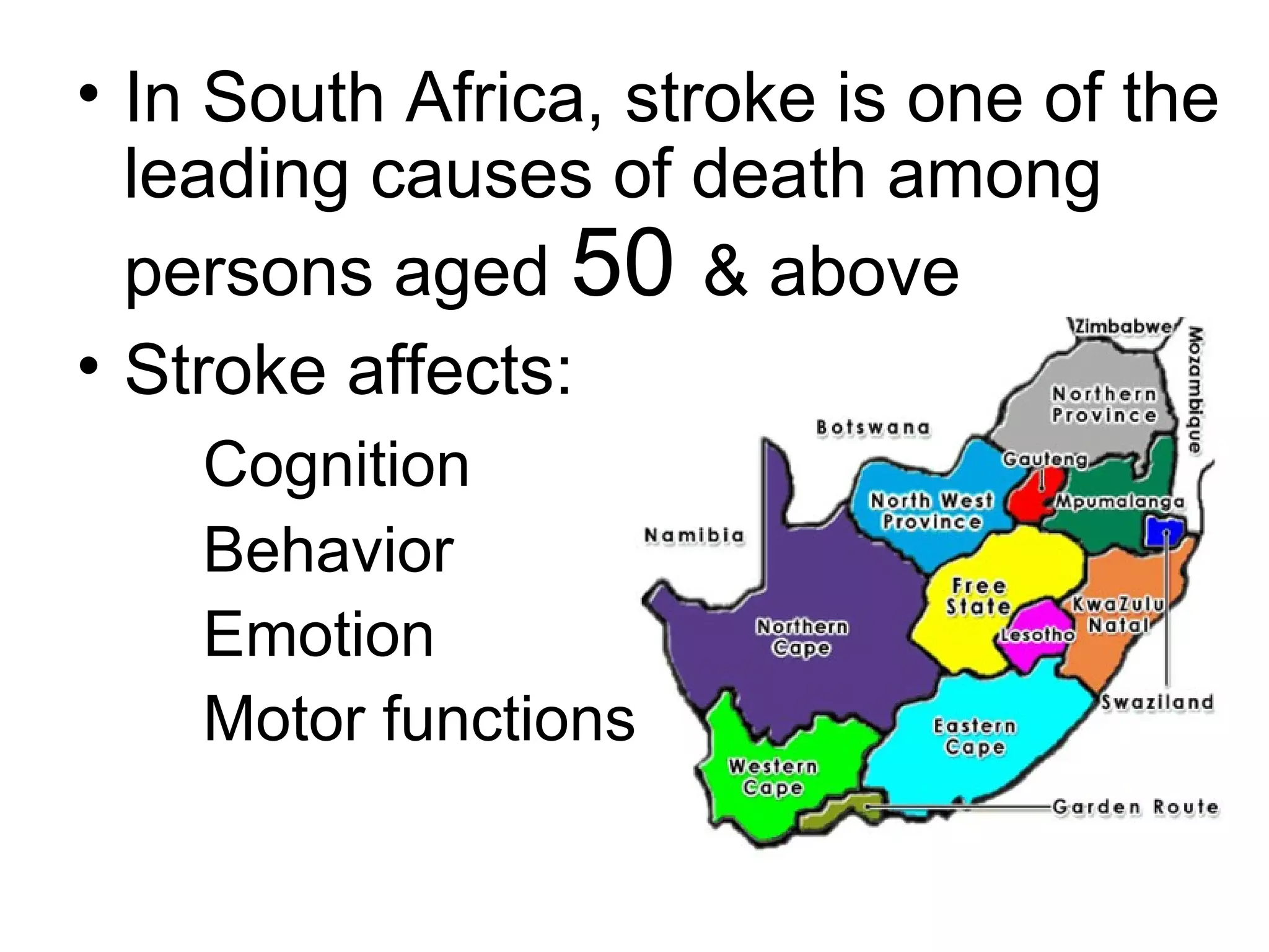 SANRA conference presentation - emotion processing, neuropsychiatric ...