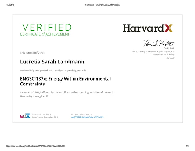 Certificado HarvardX ENGSCI137x _ edX