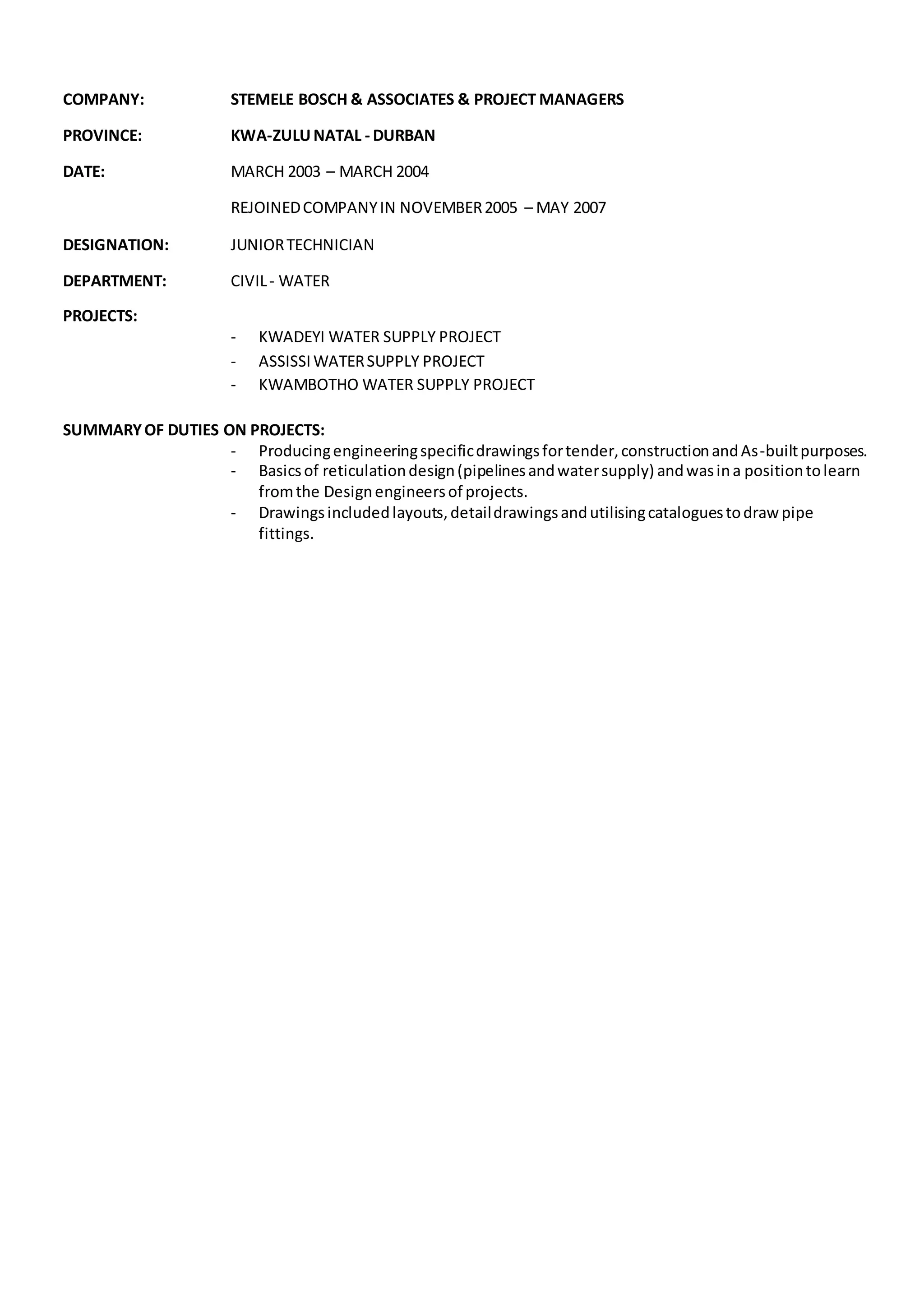 CV Arushini Padayachee | DOCX