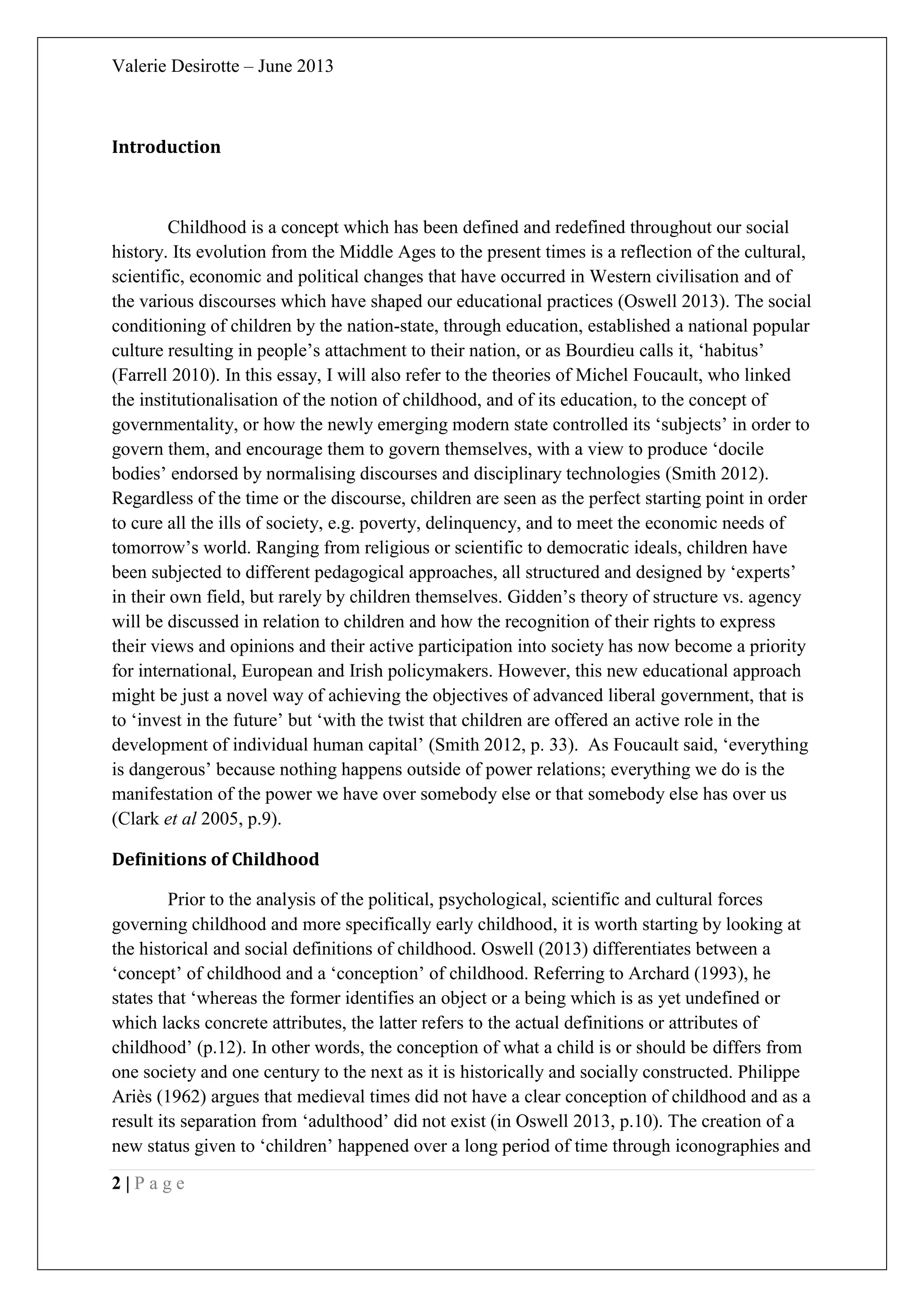 Early Childhood Pedagogy | PDF