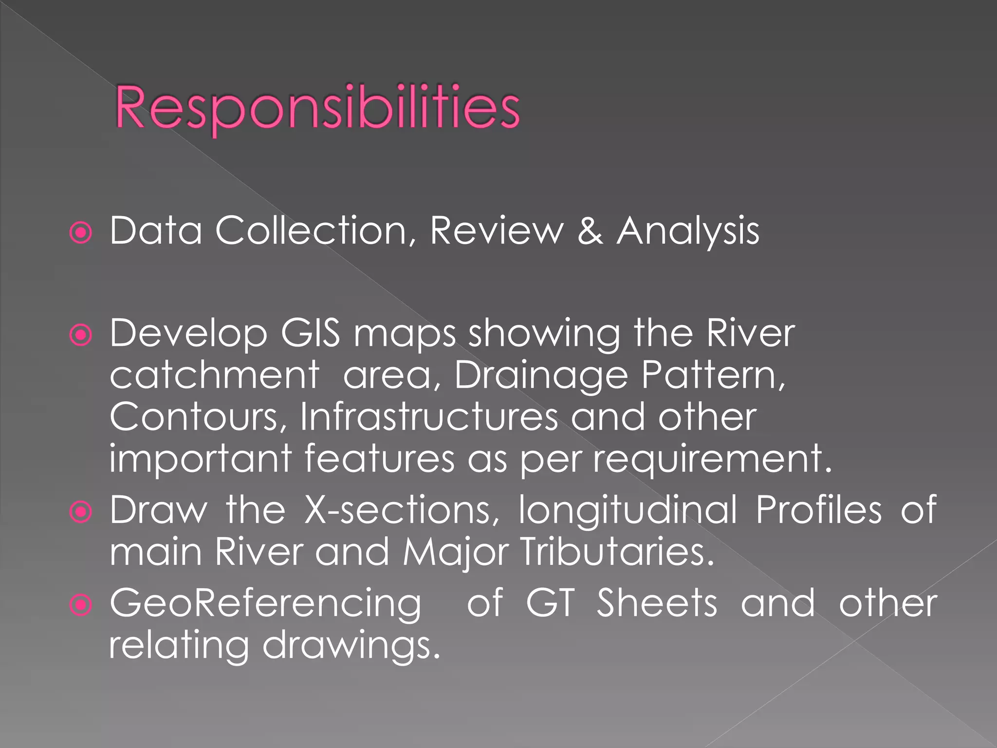 Presentation of GIS Works by Adil Latif | PPTX | Civil Engineering Industry | Industries