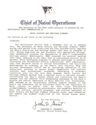 Meritorious_Unit_Commendation NHHC | PDF