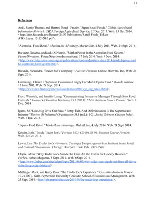 TraderJoesInternationalBusinessPlan | PDF