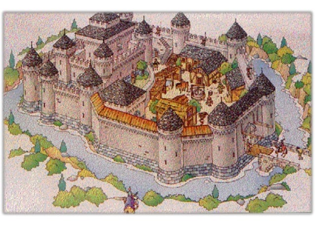 Carlo magno, il feudalesimo, la curtis e il castello