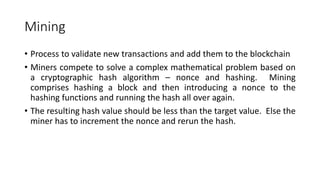 BlockChain Techonology - Unit 1.pptx | Internet | Computing