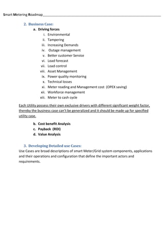 Smart Metering Roadmap | PDF