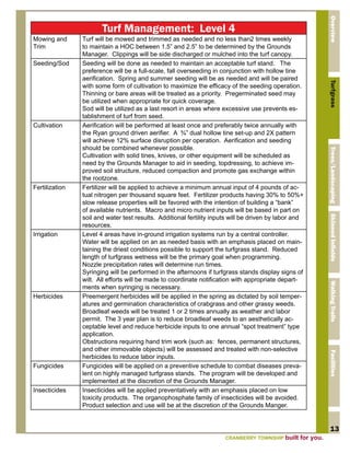 Parks Maintenance Plan | PDF