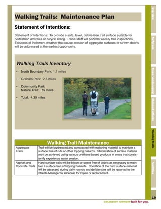 Parks Maintenance Plan | PDF