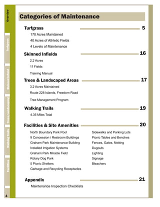 Parks Maintenance Plan | PDF