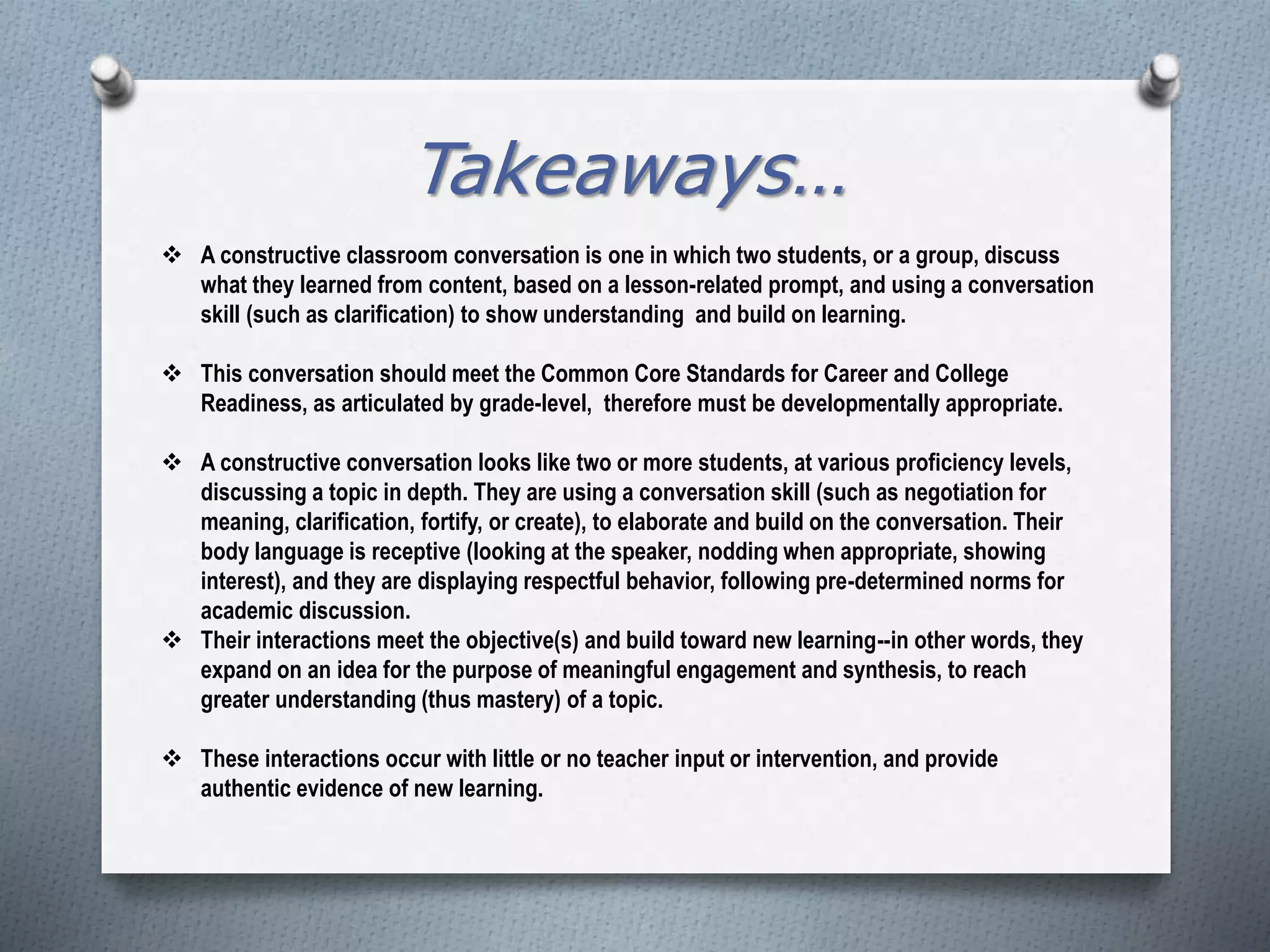 Constructive Conversations | PPT