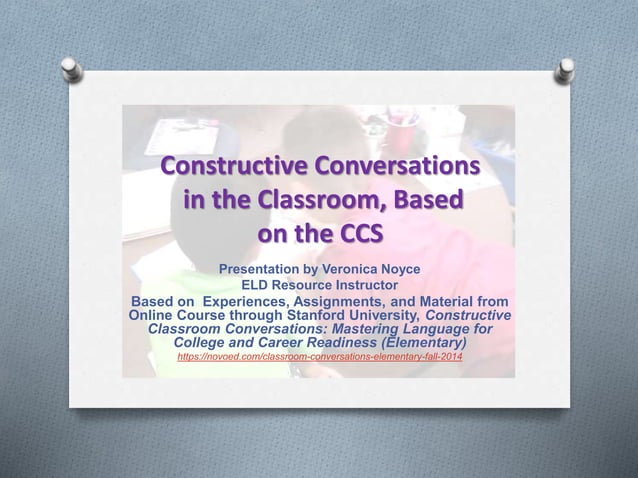 Constructive Conversations | PPT