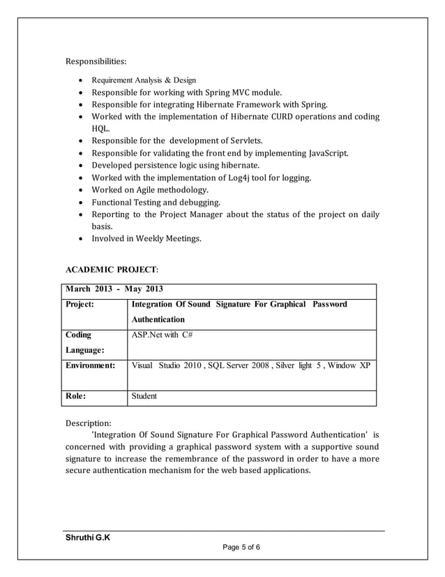 shruthi correct resume | PDF