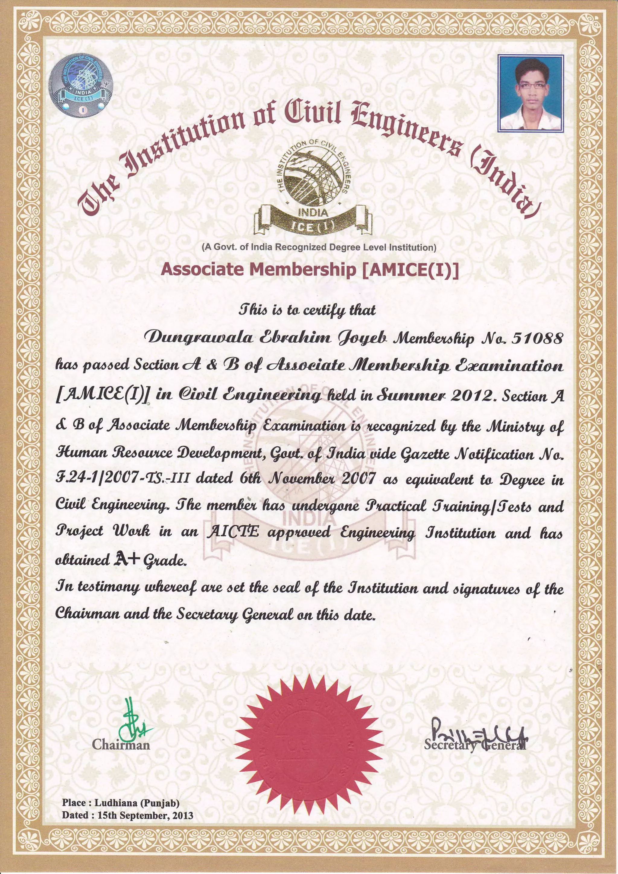 Degree Certificate | PDF
