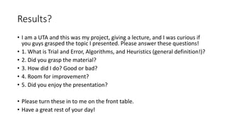 Problem-Solving Strategies | PPTX