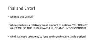 Problem-Solving Strategies | PPTX