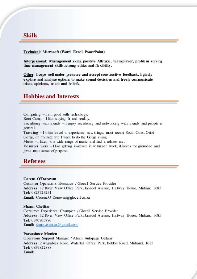 Curriculum Vitae - Chris Van Seventer