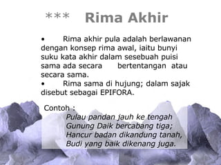 1 Bentuk Sajak | PPT