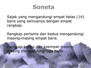 1 Bentuk Sajak | PPT
