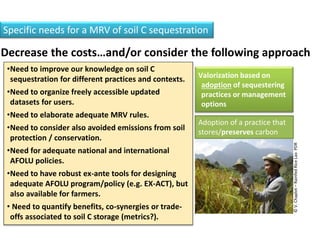 Status and challenges for mapping, monitoring and MRV of SOC | PPTX