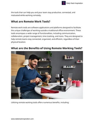 Best Productivity Tools for Remote Work.docx