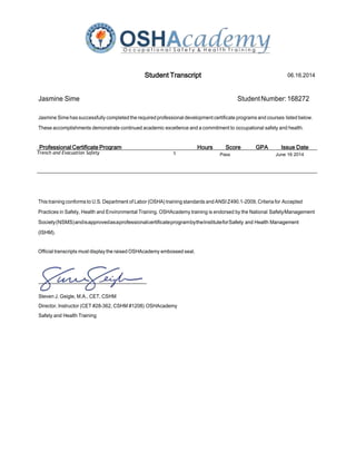 Jasmines Certificates 5 | PDF