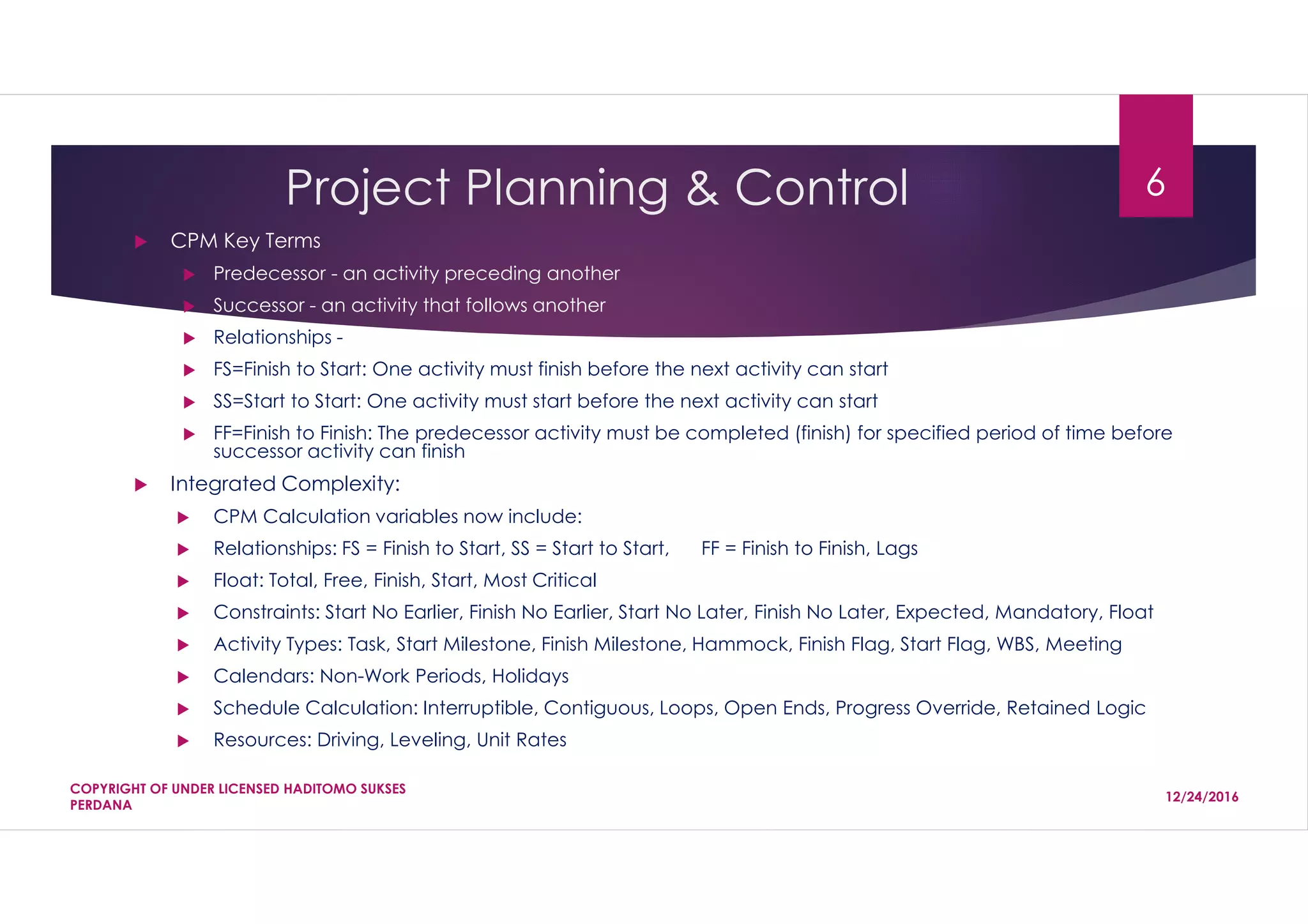 IPM (INTEGRATED PROJECT MANAGEMENT) Rev 1 | PPT