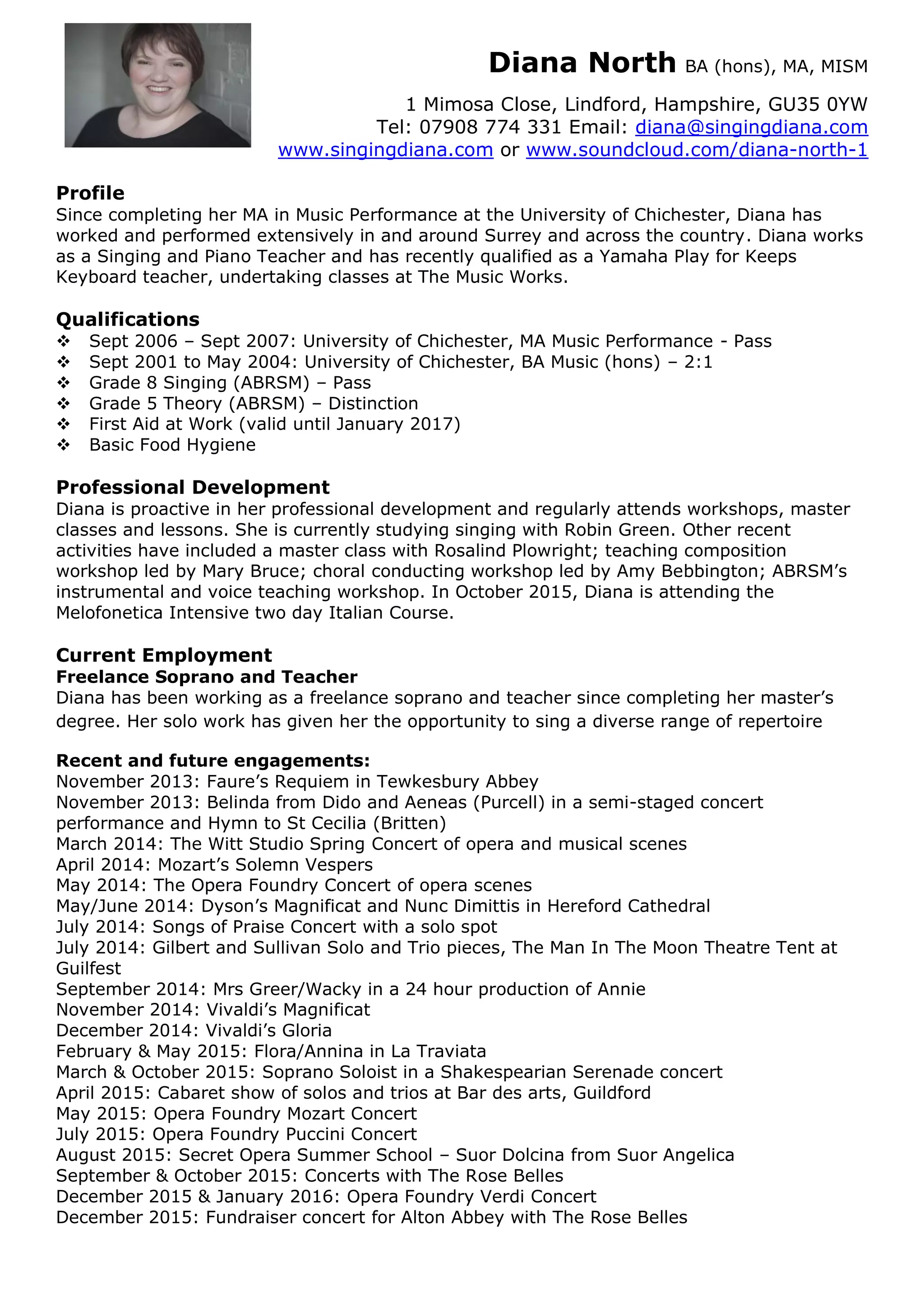 CV (October 2015) | PDF