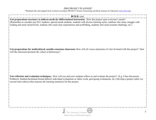 PBIS_Project_Planner_Sound_Example Example | PPT