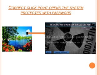 Data security with Images through clickpoints | PPT