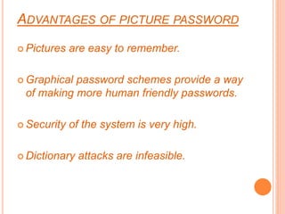 Data security with Images through clickpoints | PPT