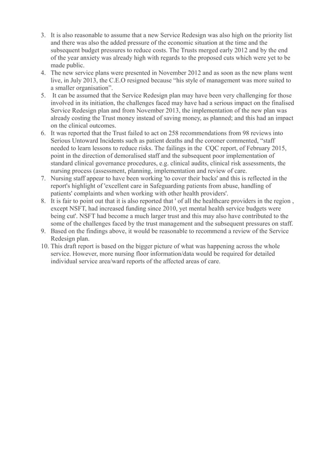 Hellesdon Hospital Case Study | PDF