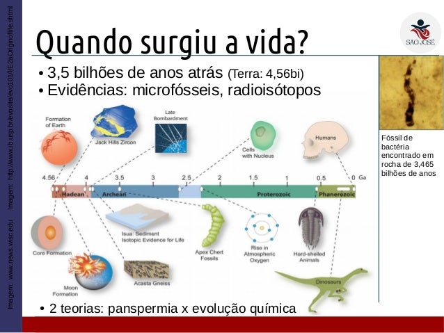 1EM #5 Origem da vida na terra
