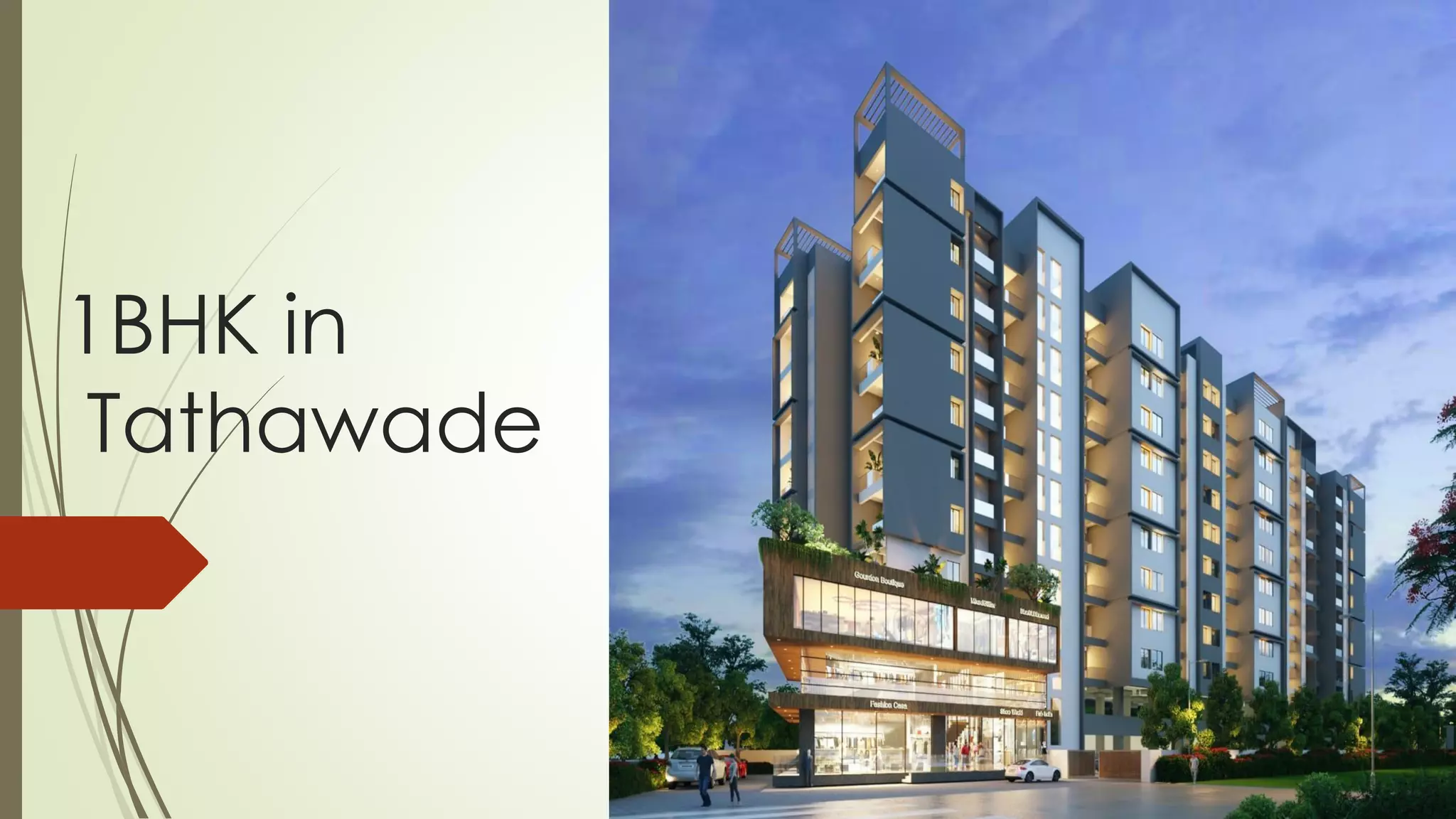 1 bhk in tathawade converted | PPT