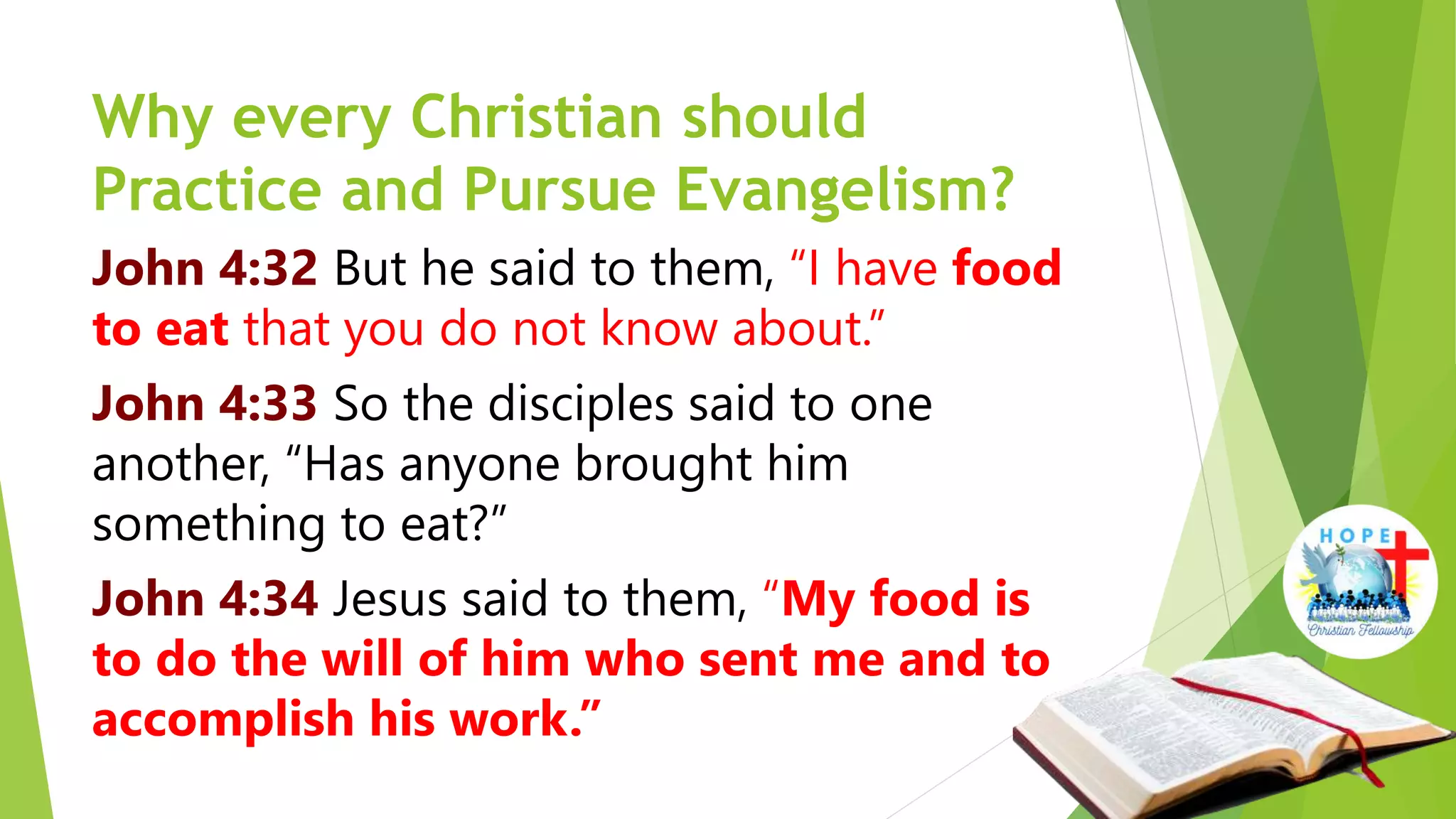 EVANGELISM 101: Lesson 1 - Biblical Foundations of Evangelism | PPTX