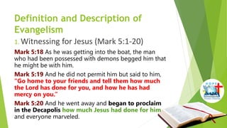 EVANGELISM 101: Lesson 1 - Biblical Foundations of Evangelism | PPTX