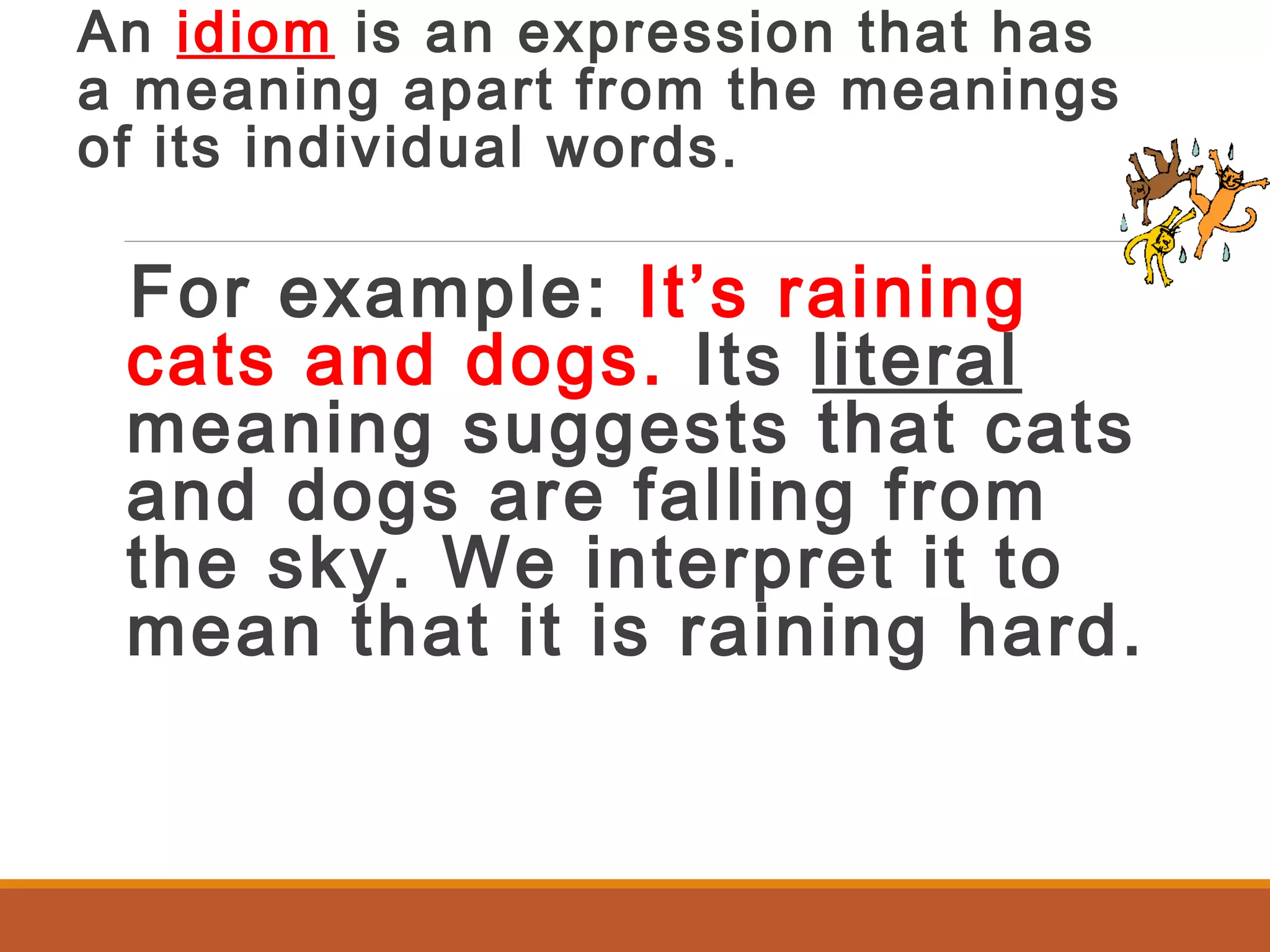 Idioms and examples | PPT