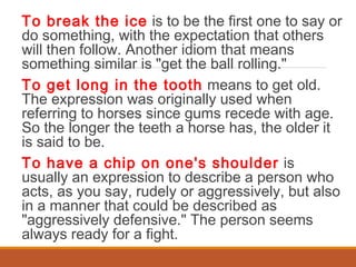 Idioms and examples | PPT
