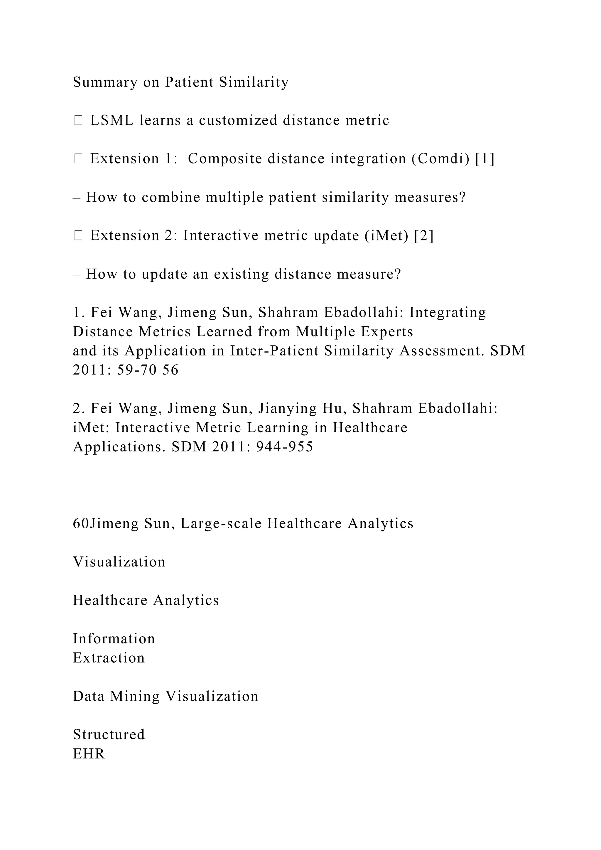 1Big Data Analytics forHealthcareChandan K. ReddyD.docx