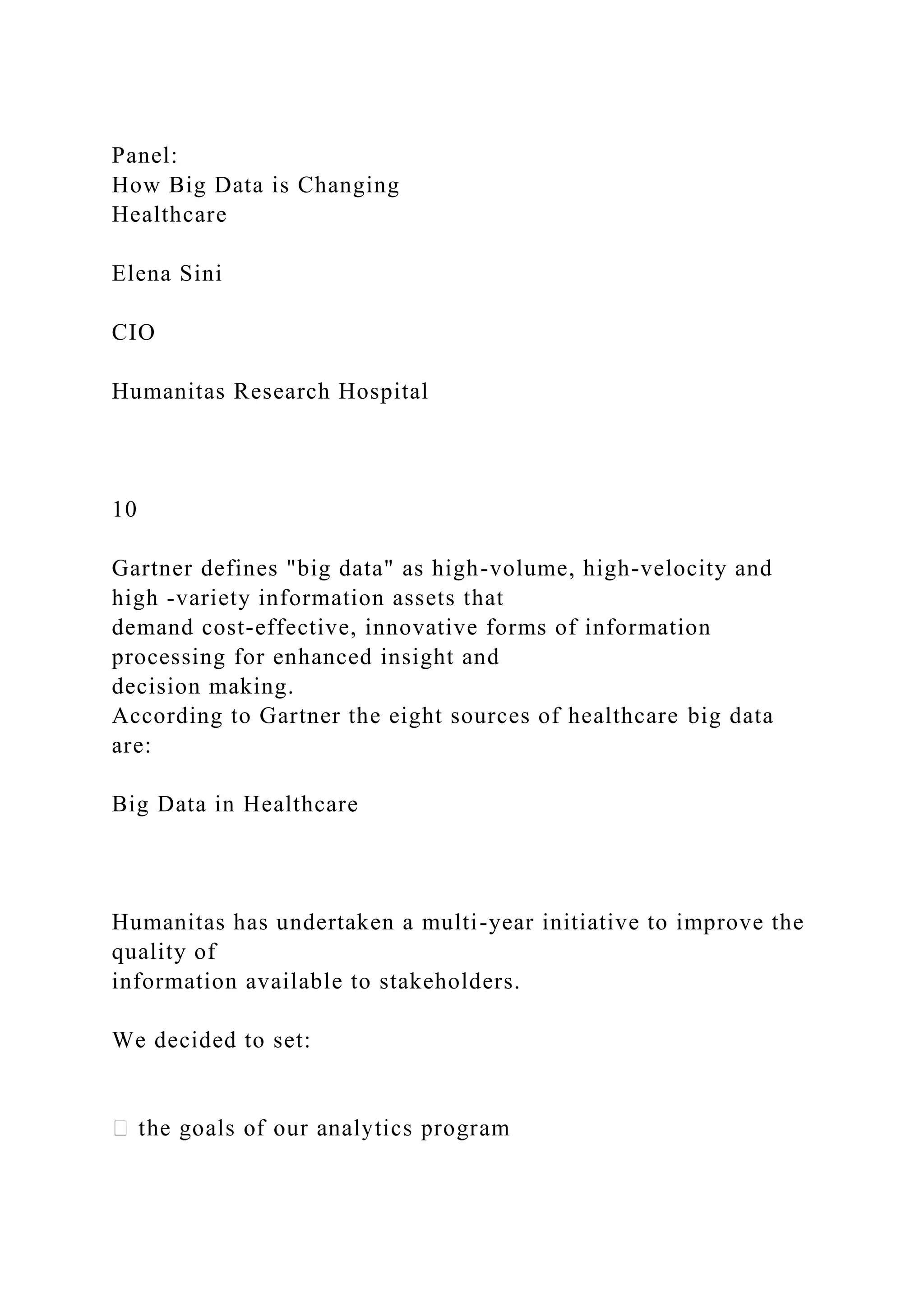 1Big Data Analytics forHealthcareChandan K. ReddyD.docx