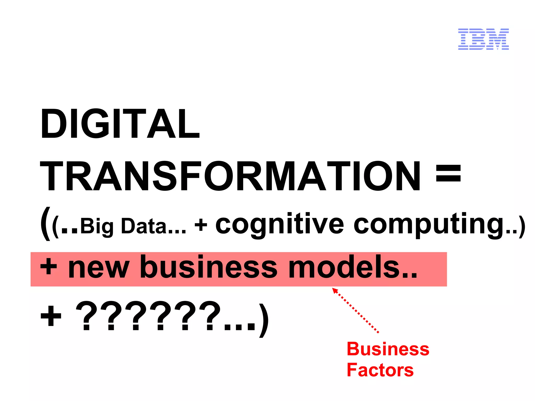 Big data cognitive computing and digital transformation | PDF