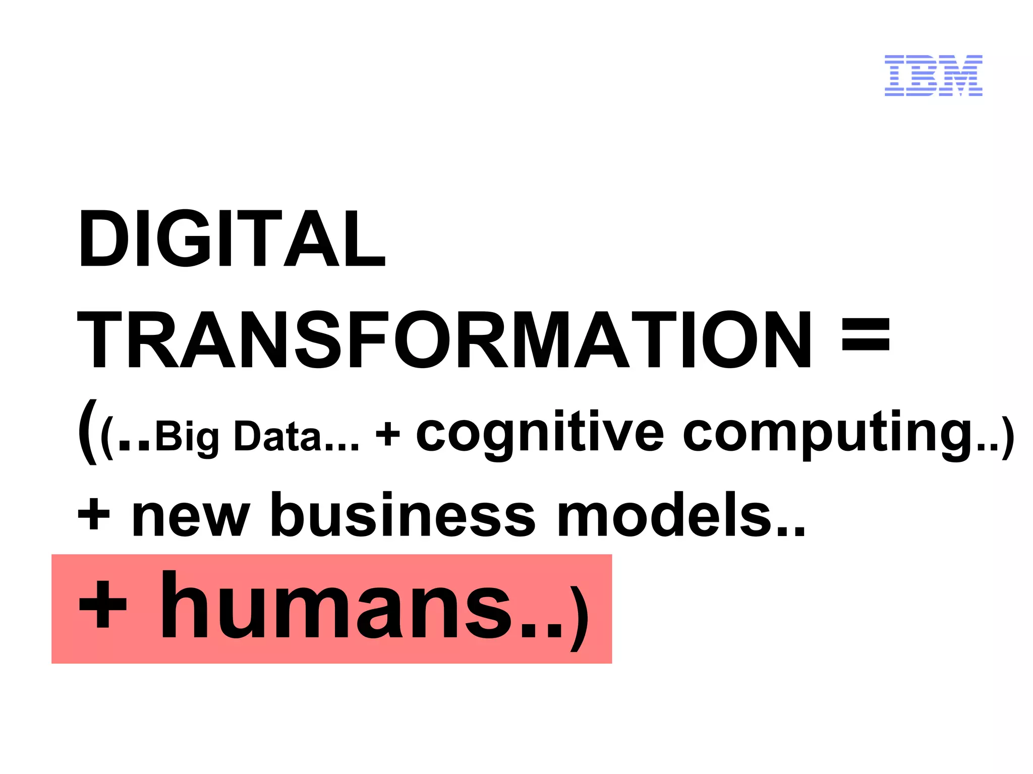 Big data cognitive computing and digital transformation | PDF
